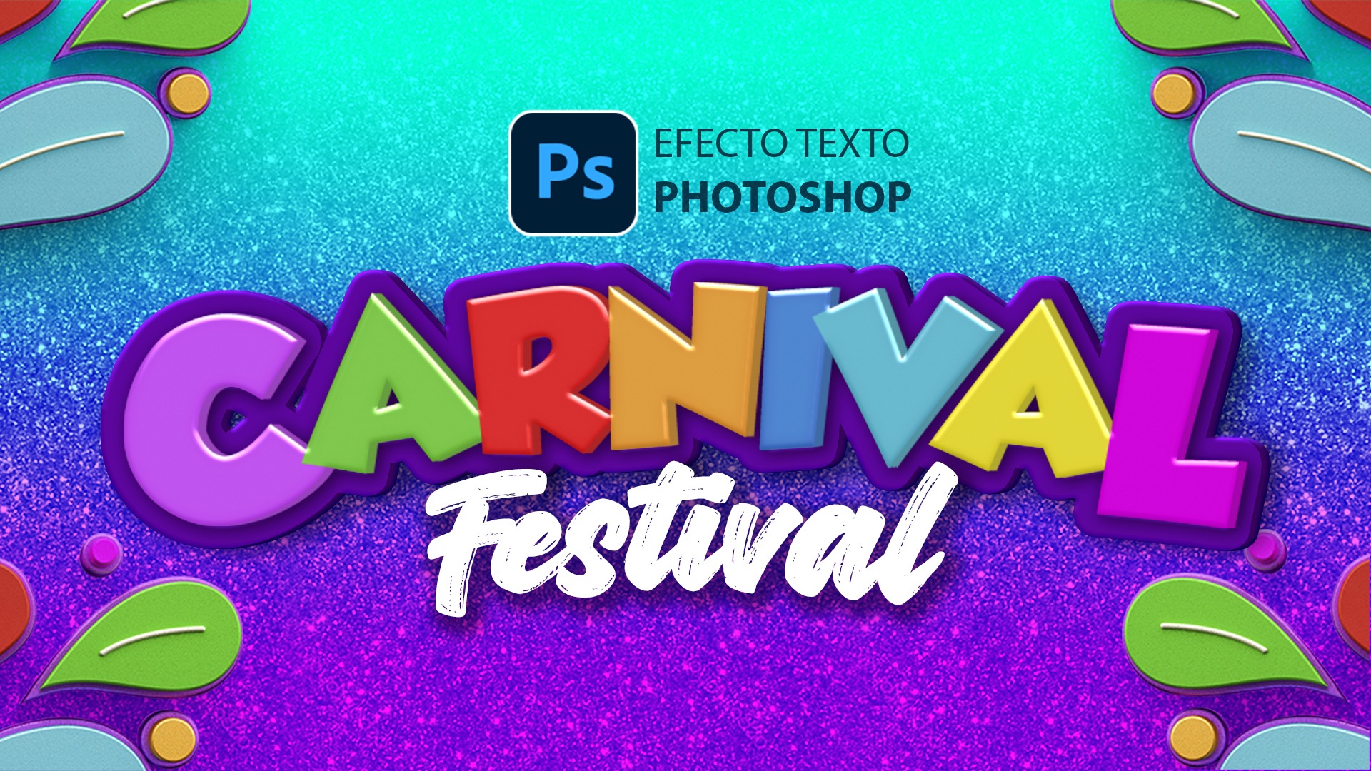 Carnival Text In Photoshop Aprende Facil