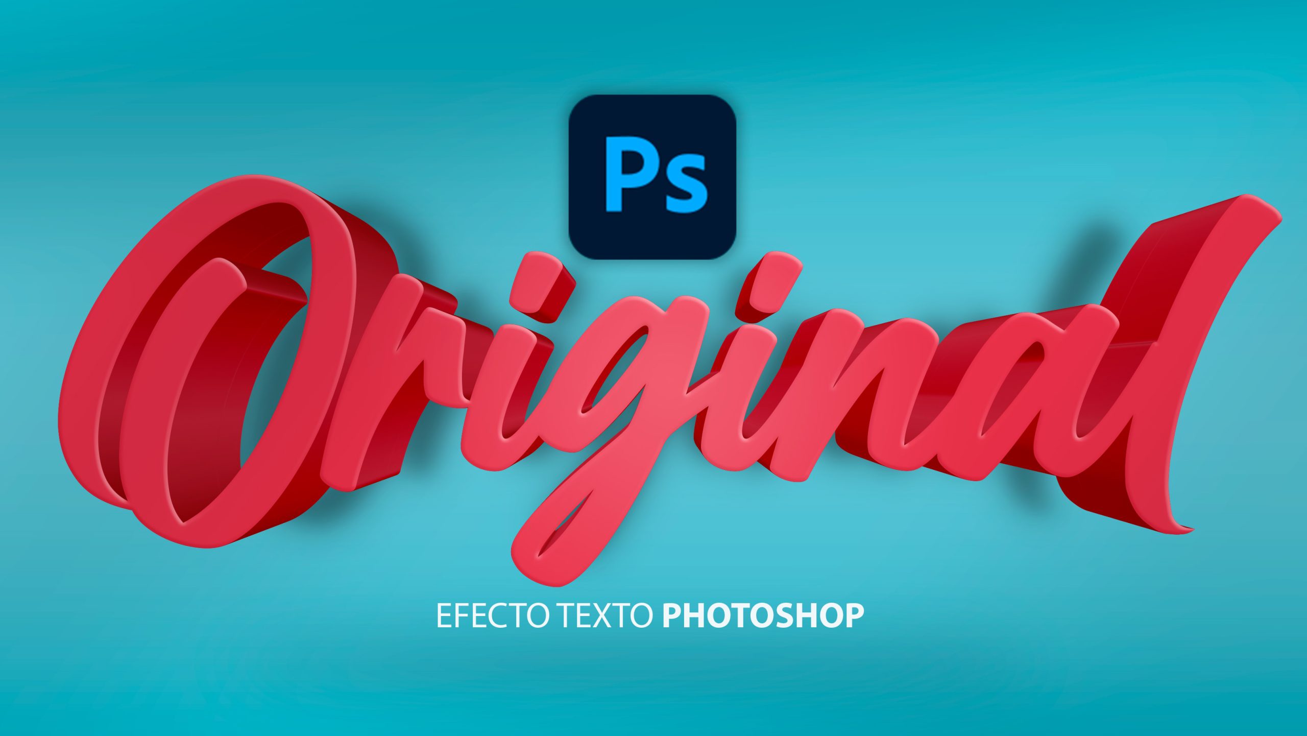 How To Create 3D Photoshop Text Aprende Facil